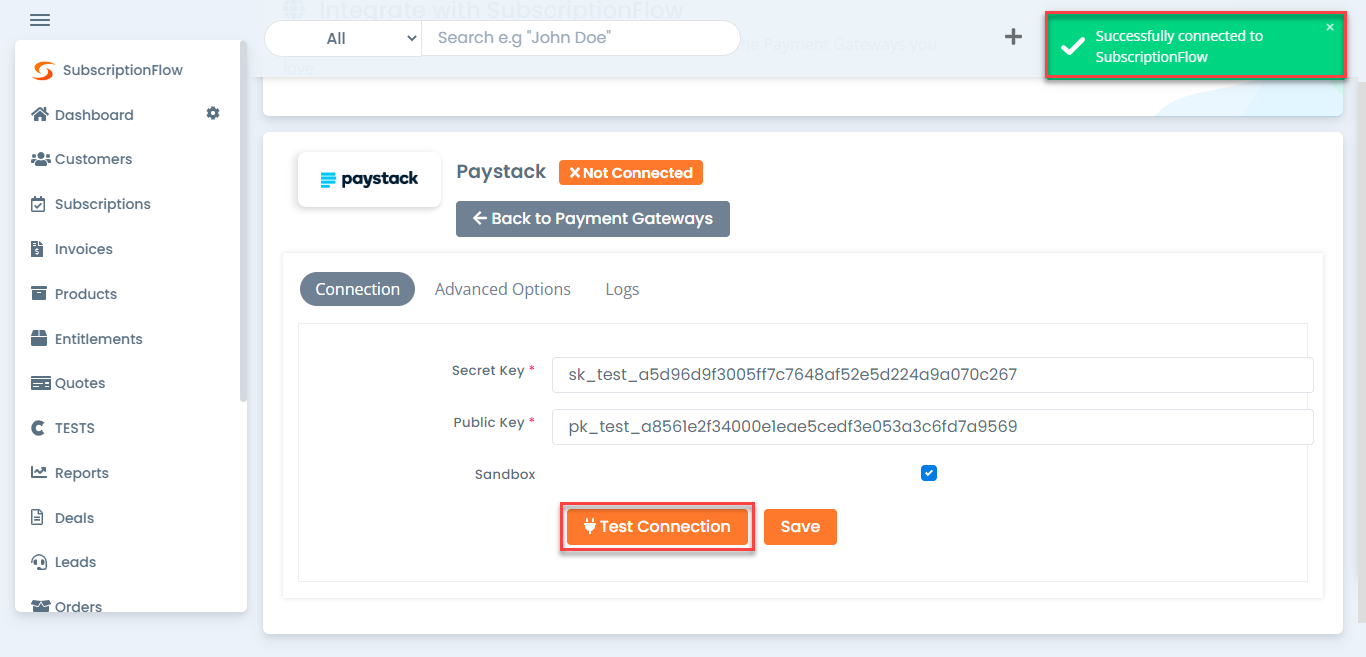 Paystack – SubscriptionFlow