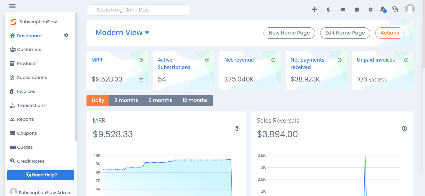 SugarCRM Integration Guide – SubscriptionFlow