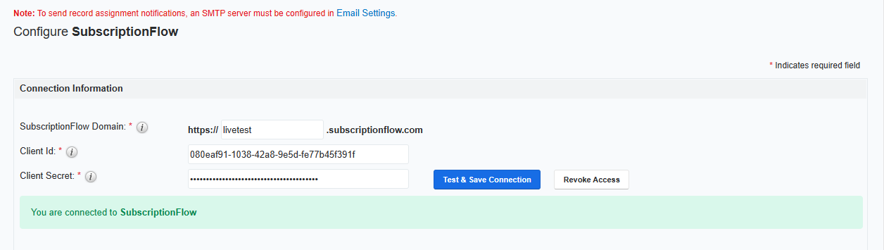 SugarCRM Integration Guide – SubscriptionFlow
