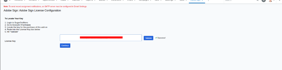 SugarCRM Integration Guide – SubscriptionFlow