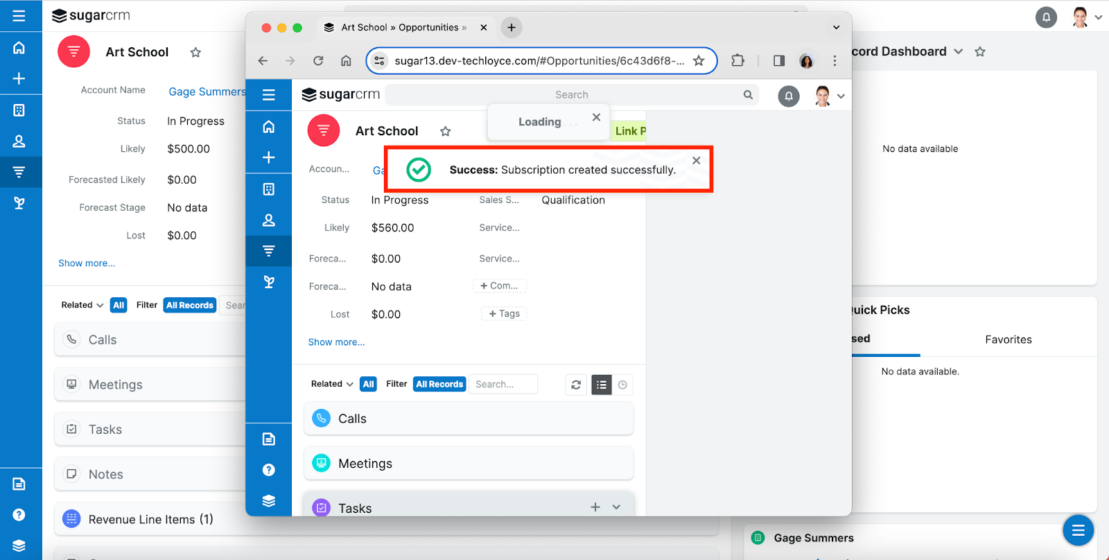 SugarCRM Integration Guide – SubscriptionFlow