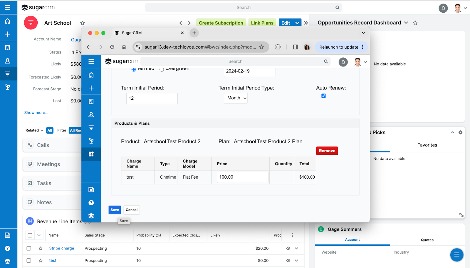 SugarCRM Integration Guide – SubscriptionFlow