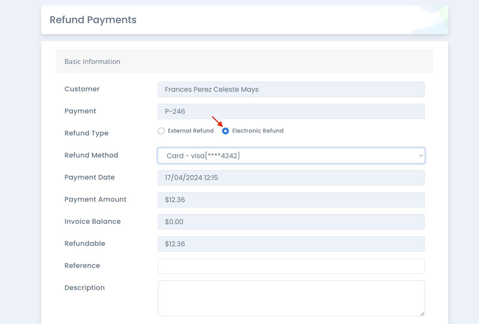 Process a Refund – SubscriptionFlow