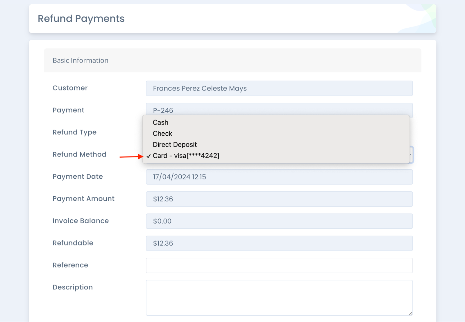 Process a Refund – SubscriptionFlow