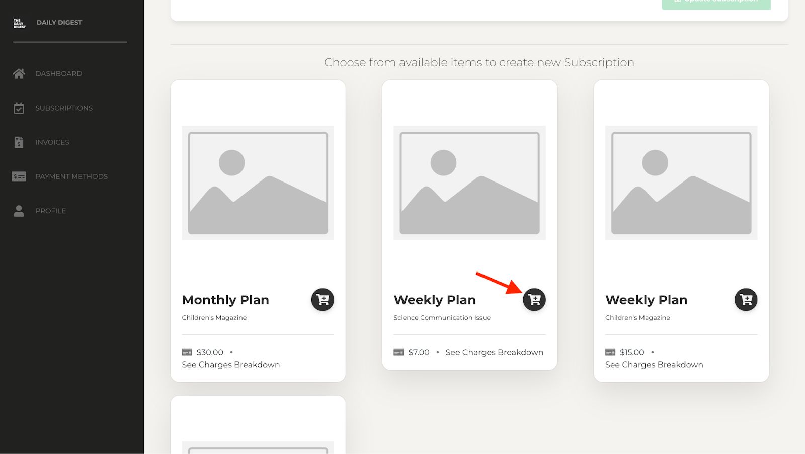 Editing Subscription (Customer) – SubscriptionFlow