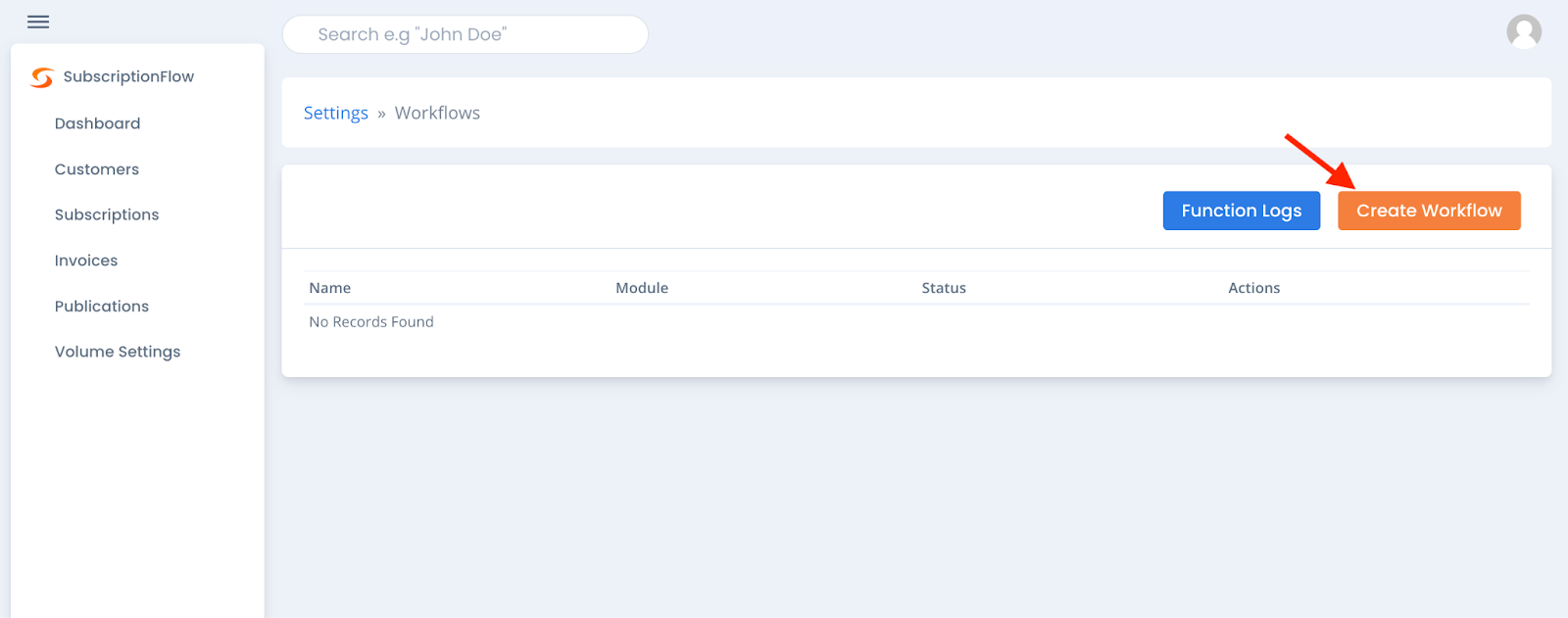 Automated Email Workflows – SubscriptionFlow