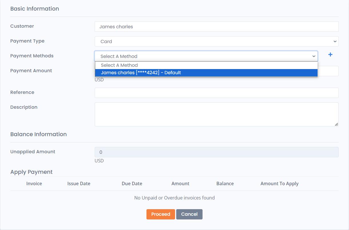Process Customer Payments – SubscriptionFlow