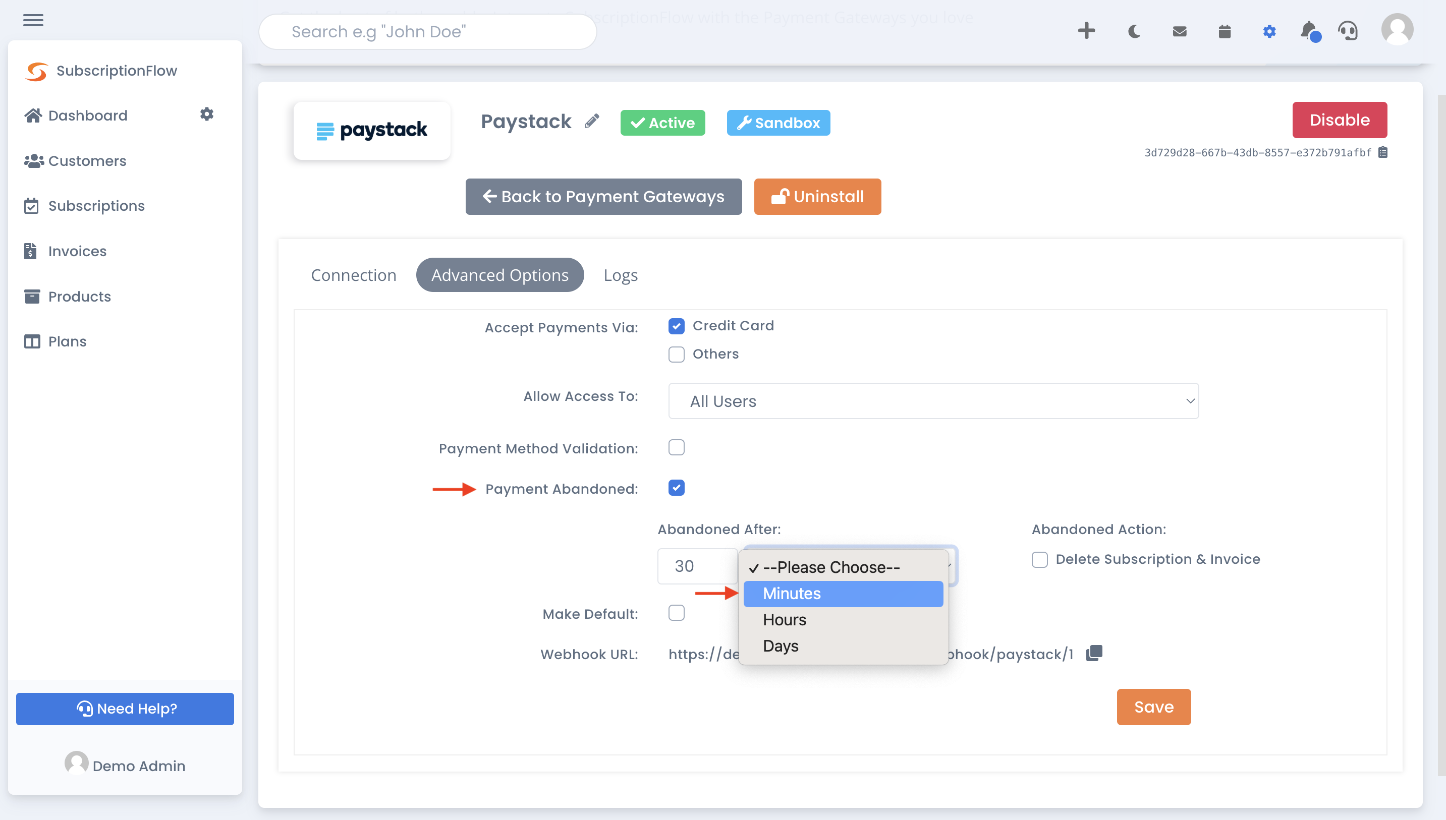 Paystack – SubscriptionFlow