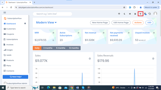 Customer hierarchy – SubscriptionFlow