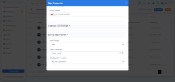 Customer hierarchy – SubscriptionFlow