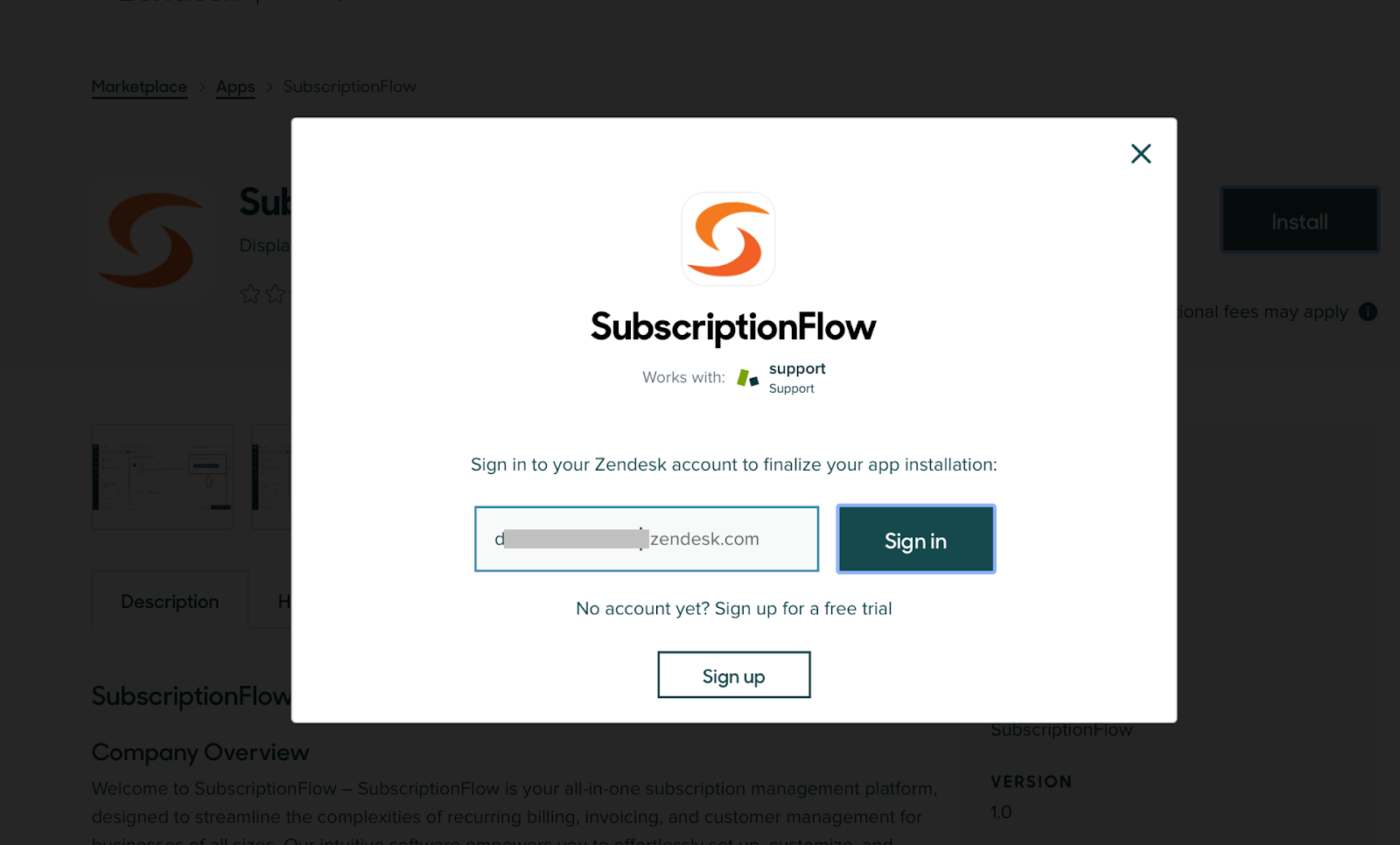 Zendesk Integration Guide – SubscriptionFlow