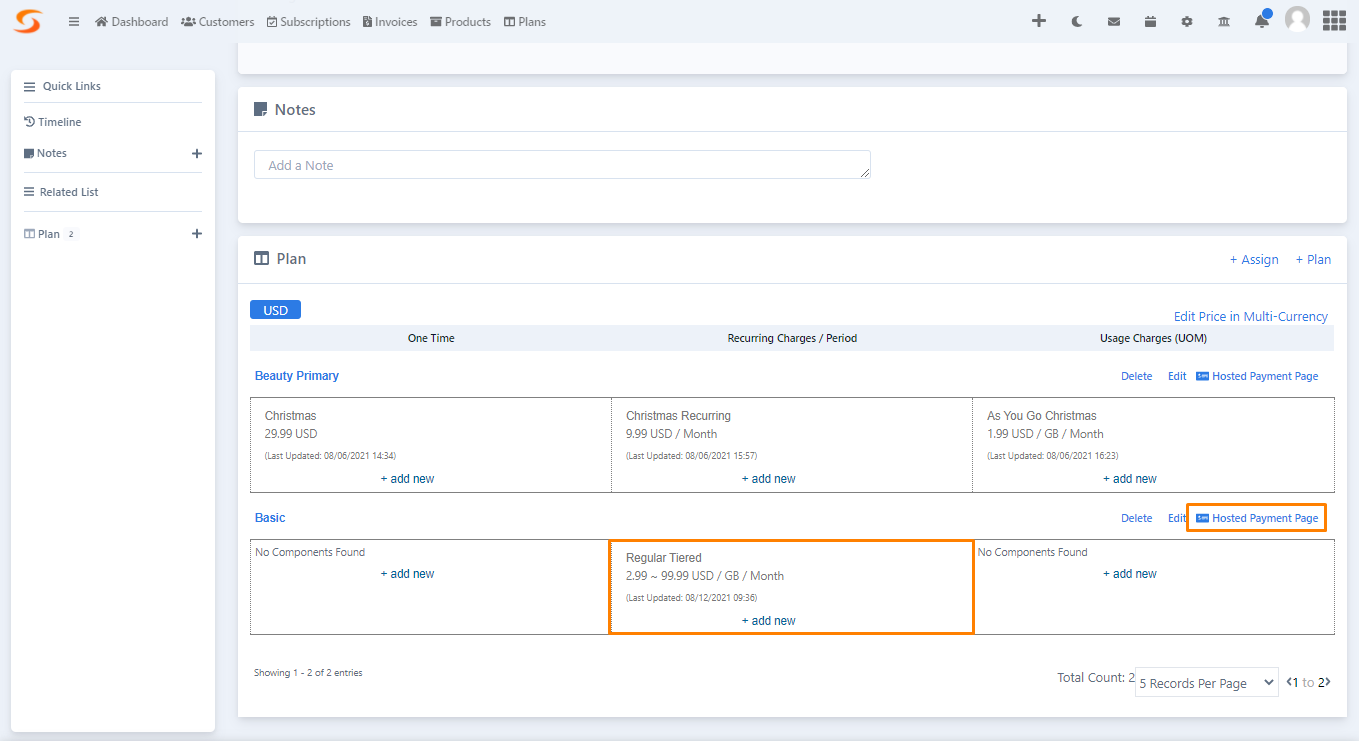 Tiered Pricing – SubscriptionFlow