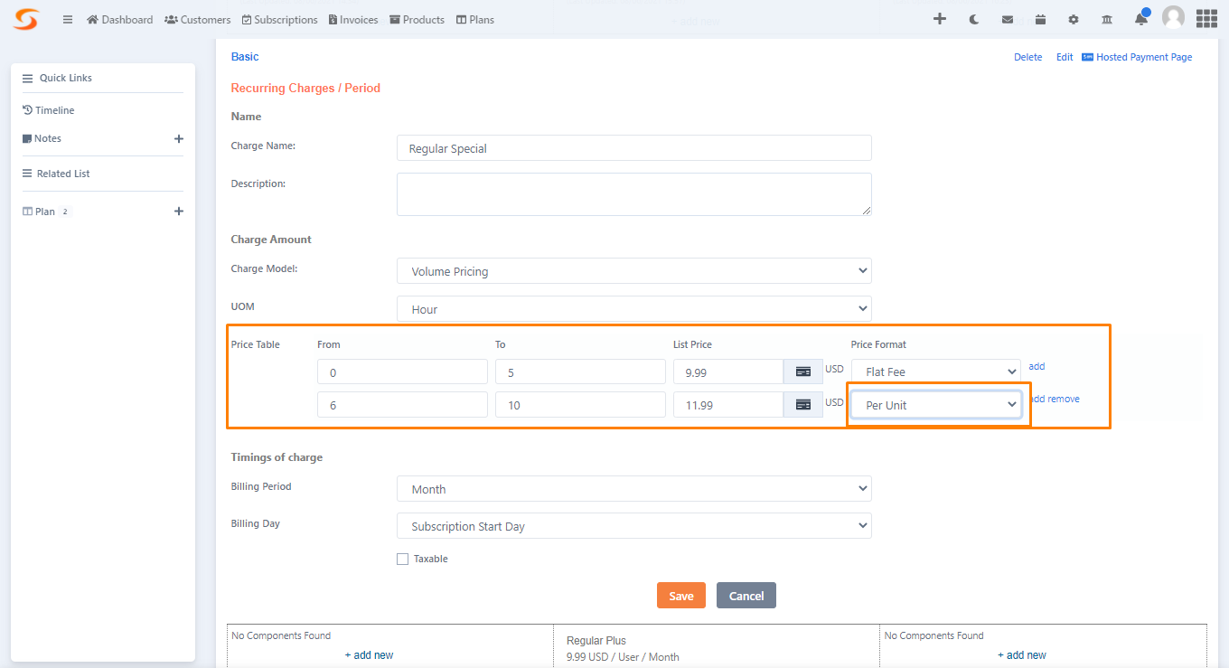 Volume Pricing – SubscriptionFlow