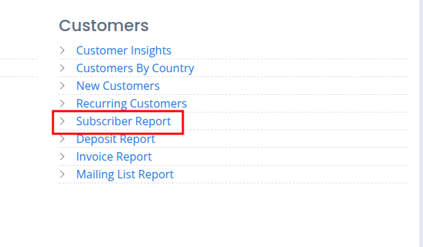 Subscriber Report – SubscriptionFlow